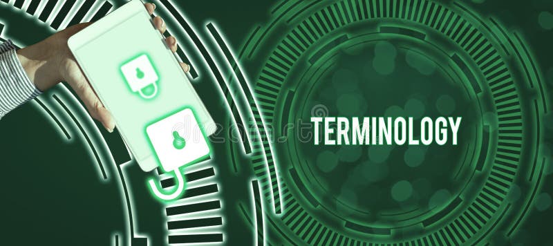 Handwriting Text Terminology. Business Concept Terms Used with ...