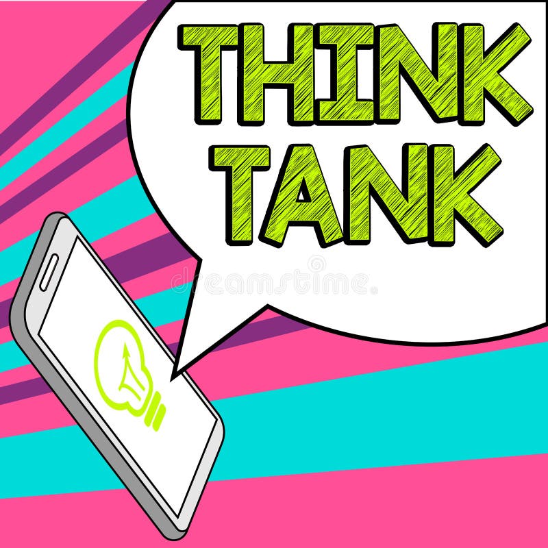 Writing Displaying Text Think Tank. Business Idea Thinking of ...