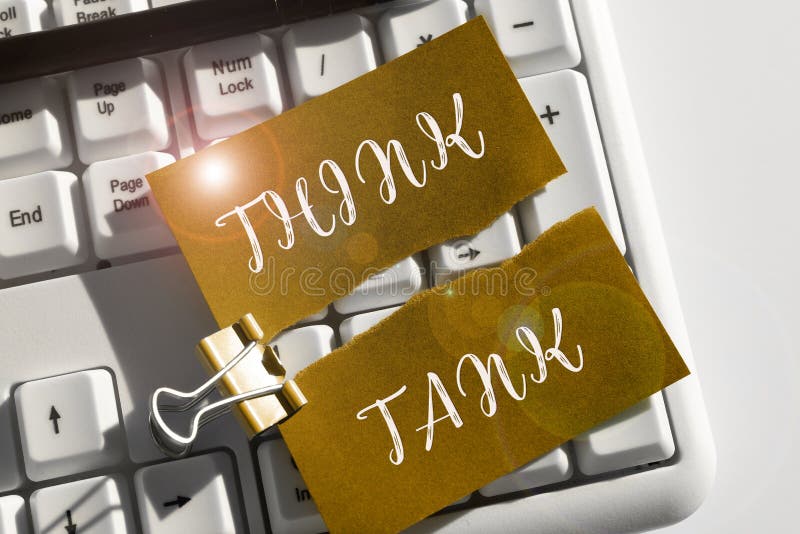 Writing Displaying Text Think Tank. Word for Thinking of Innovative ...