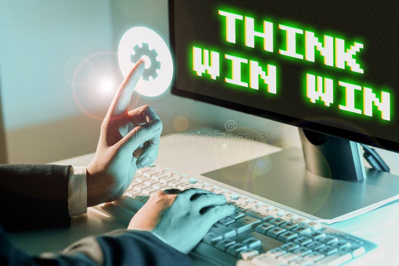 Text Caption Presenting Think Win Win. Business Approach Business ... Text Caption Presenting Think Win Win. Business Approach Business ...