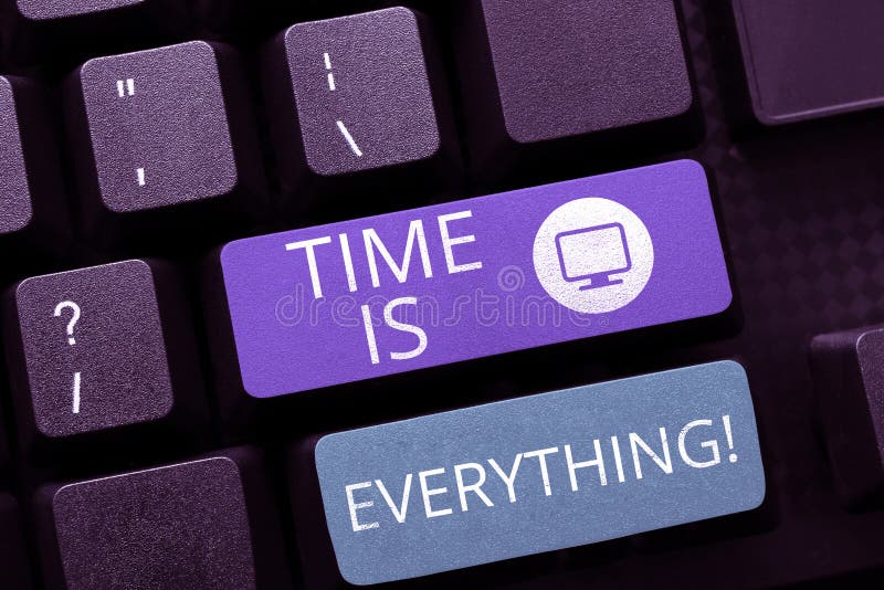 Writing Displaying Text Time is Everything. Word for Significance of ... Writing Displaying Text Time is Everything. Word for Significance of ...