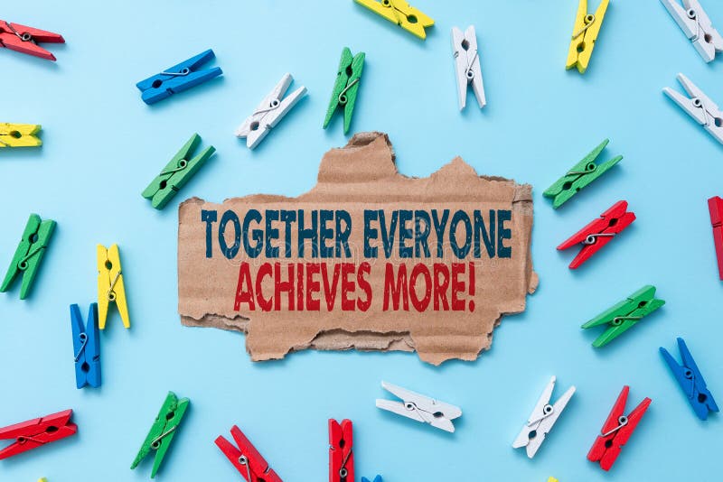 Writing Displaying Text Together Everyone Achieves More. Conceptual ... Writing Displaying Text Together Everyone Achieves More. Conceptual ...