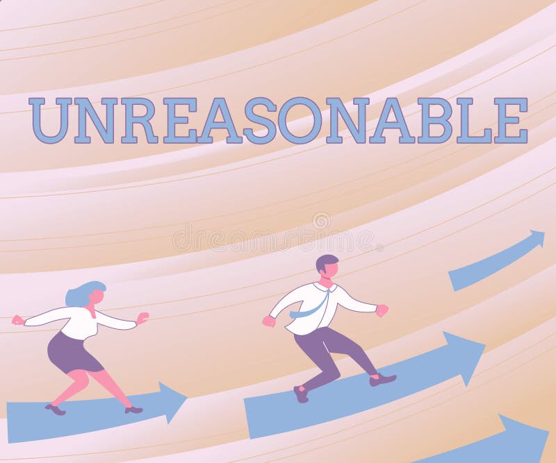 Writing Displaying Text Unreasonable. Internet Concept Beyond the ...