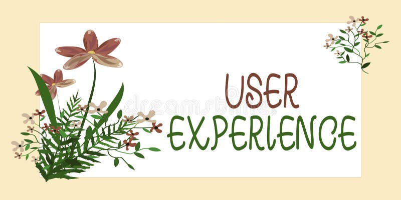 Writing Displaying Text User Experience. Concept Meaning Using Website Especially in Terms How ...