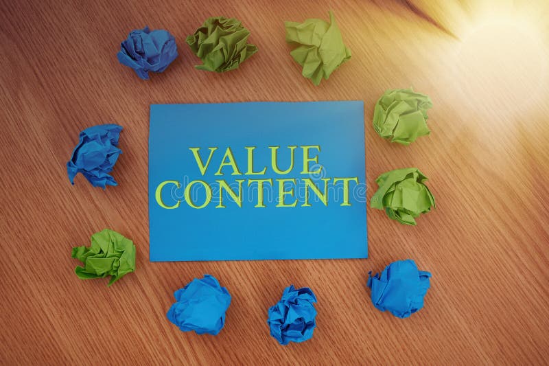 Writing Displaying Text Value Content. Word for Exclusive Details that ...