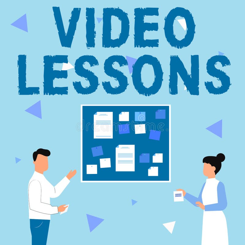 Writing Displaying Text Video Lessons. Conceptual Photo Online ...