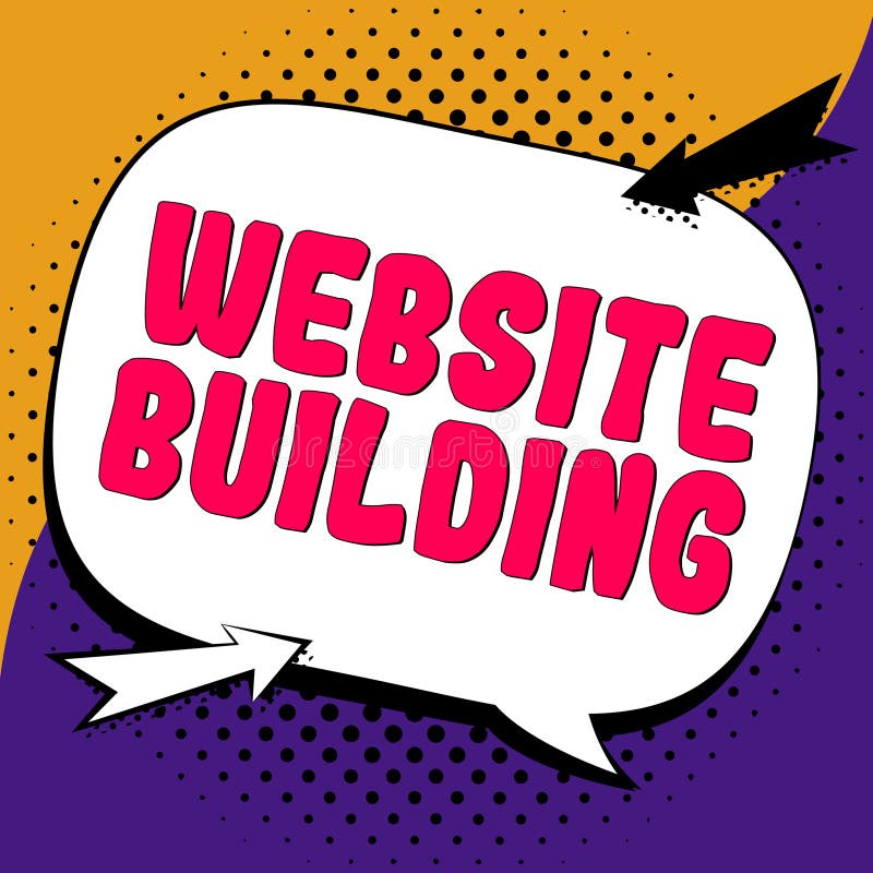 Writing Displaying Text Website Building. Business Concept Tools that ...