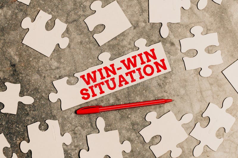 Conceptual Display Win Win Situation. Word for Situation Where All the ... Conceptual Display Win Win Situation. Word for Situation Where All the ...