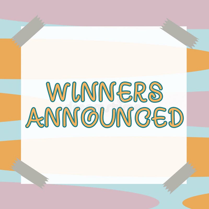 Announcing Winners Stock Illustrations – 54 Announcing Winners Stock ...