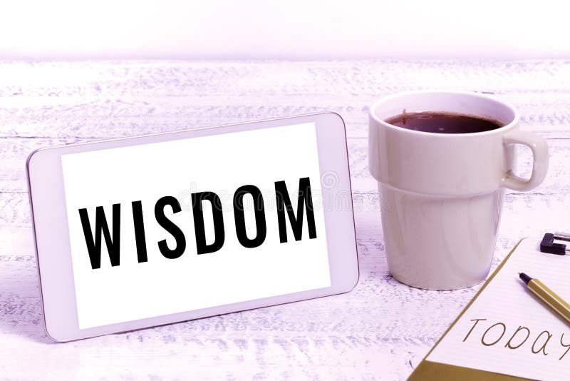 Writing Displaying Text Wisdom. Business Concept Body of Knowledge and ...