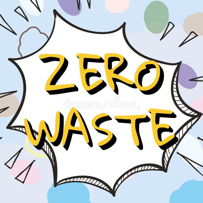 Writing Displaying Text Zero Waste. Business Overview Industrial ...
