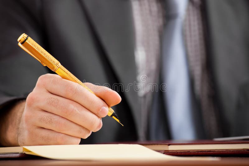 Writing documents stock image. Image of contract, deal - 19205529