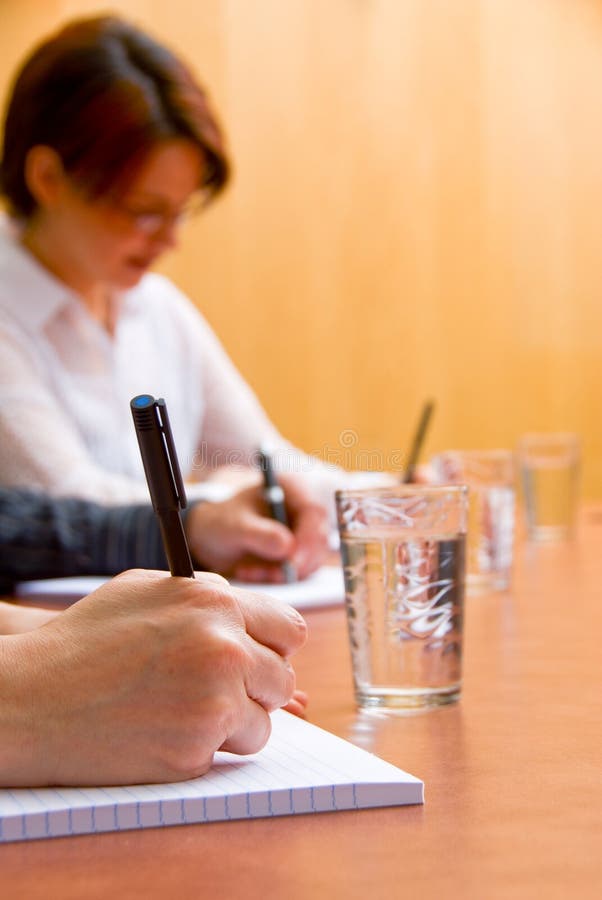 Writing down stock photo. Image of notes, paper, woman - 2280660