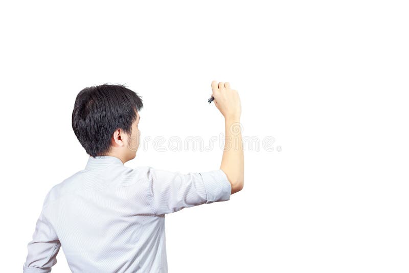 Writing, Drawing on the Screen Stock Photo - Image of drawing, office ...