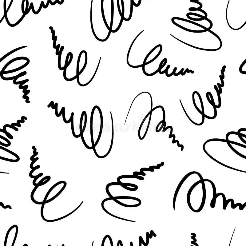 Writing Elements Seamless Pattern .vector Illustration Eps 10 Stock ...