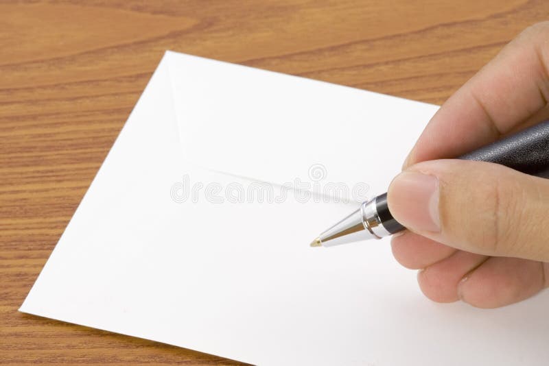 Writing on an envelope stock photo. Image of write, envelop - 2168944