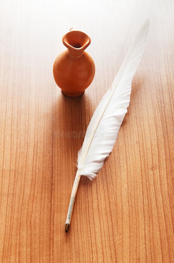Writing Feather stock photo. Image of traditional, mail - 7439928
