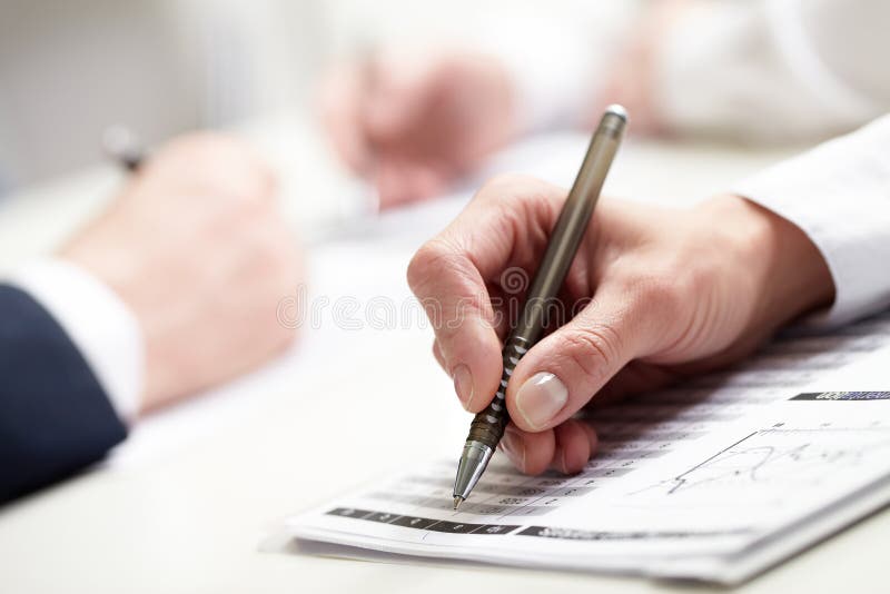 Writing hand stock photo. Image of document, notepad - 18591672