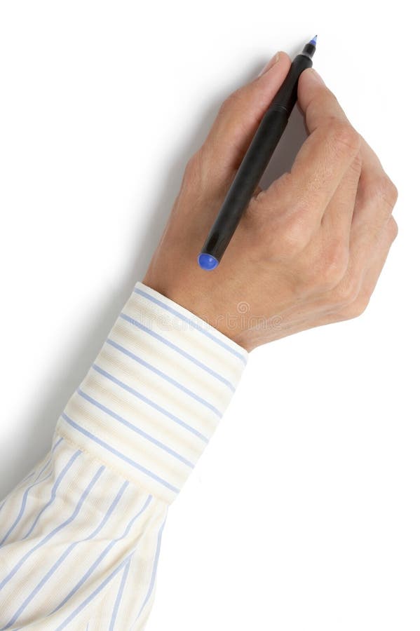 Writing hand 2 stock image. Image of skin, right, write - 1481607