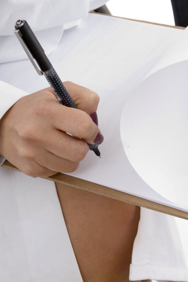 Writing hand on paper stock photo. Image of adult, clothing - 7364560