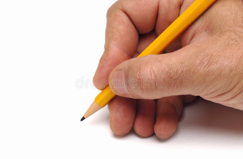 Writing hand stock image. Image of office, note, paper - 7557355