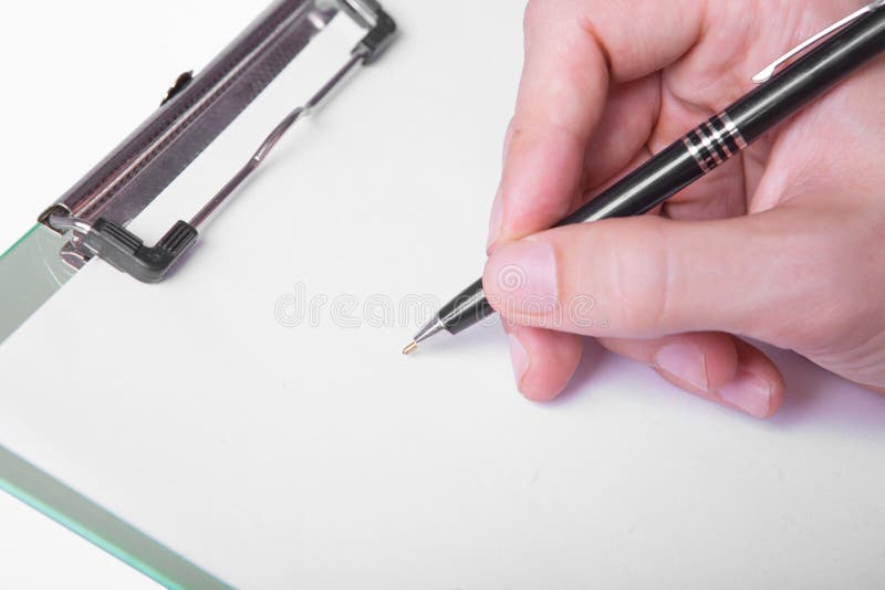 Writing hand stock photo. Image of space, writing, mail - 48373674