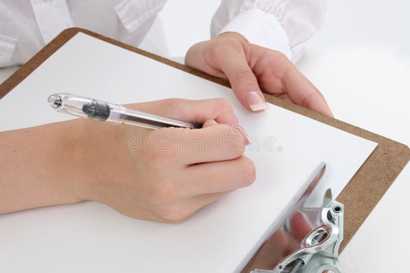 Writing Hands stock image. Image of teen, study, thinking - 1692885