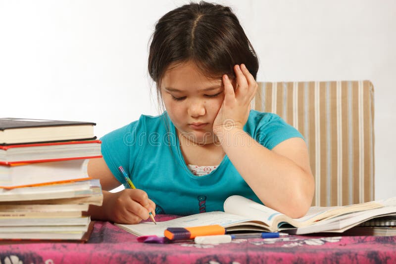 Homework stock image. Image of heavy, teenager, homework - 2223031