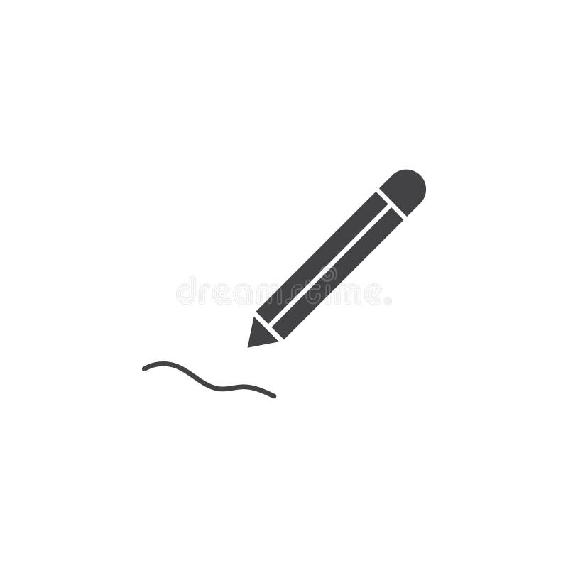 Writing Icon Flat Simple Outline Set Stock Illustration - Illustration ...