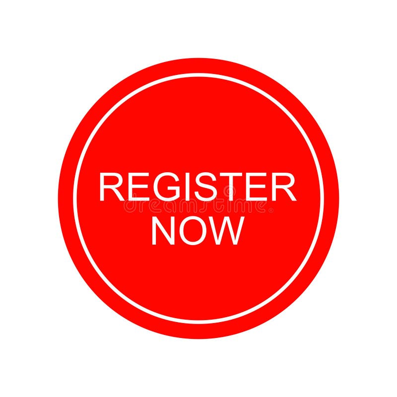 Writing icon register now stock illustration. Illustration of online ...