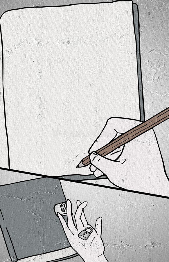 Writing illustration stock illustration. Illustration of educative ...