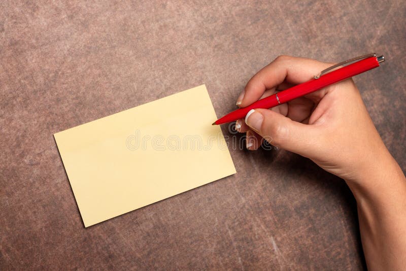 Writing Important Notes Drawing New Design Composing Letter Ideas ...