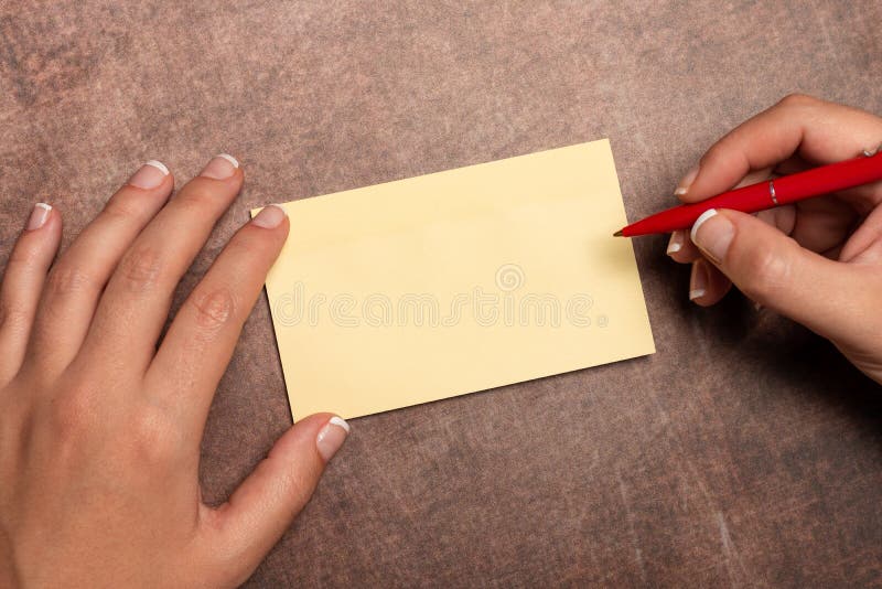 Writing Important Notes Drawing New Design Composing Letter Ideas ...
