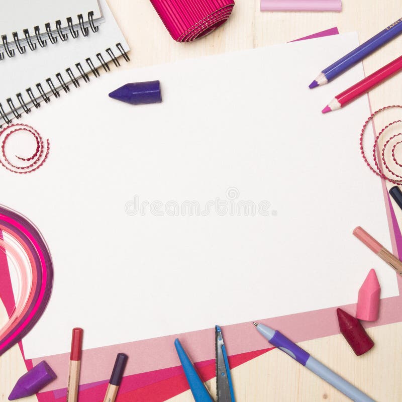 Writing instruments stock image. Image of blue, line - 54274307