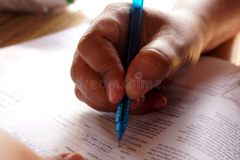 Writing Lady stock photo. Image of businessman, desk, macro - 3045486