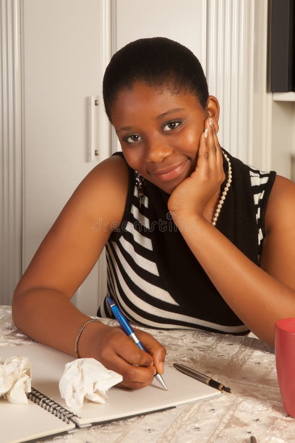 214 African Woman Writing Letter Stock Photos - Free & Royalty-Free ...