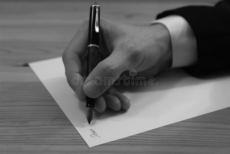 Writing a letter stock image. Image of retro, dear, writing - 900197