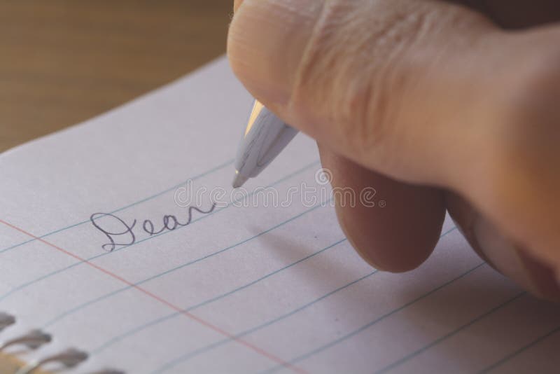 Writing a Letter stock photo. Image of write, letter - 69166430