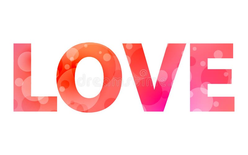 Writing LOVE stock vector. Illustration of love, decorated - 66470108