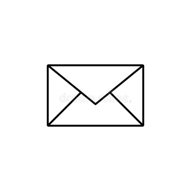 Writing Mail Icon. Element of Online and Web for Mobile Concept and Web ...