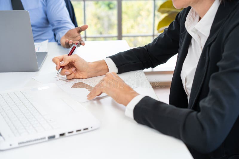 Writing Messages on the Conference Table Stock Photo - Image of ...