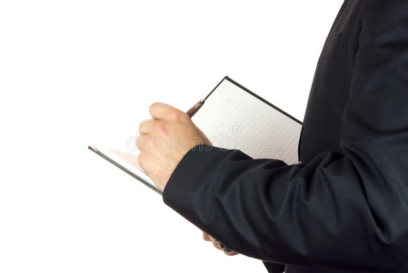 Writing a note stock photo. Image of occupation, professional - 25525834