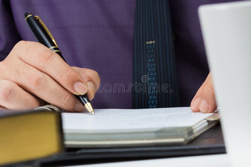Writing note stock image. Image of working, writer, appointment - 29162167