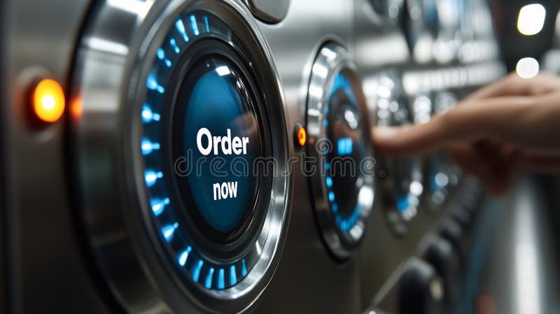 Writing Note Order Now. Business Concept for the Activity of Asking for ...