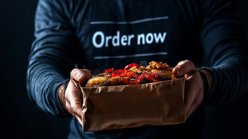 Writing Note Order Now. Business Concept for the Activity of Asking for ...