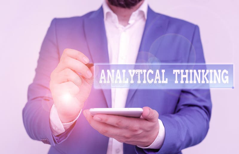 Writing Note Showing Analytical Thinking. Business Photo Showcasing ...