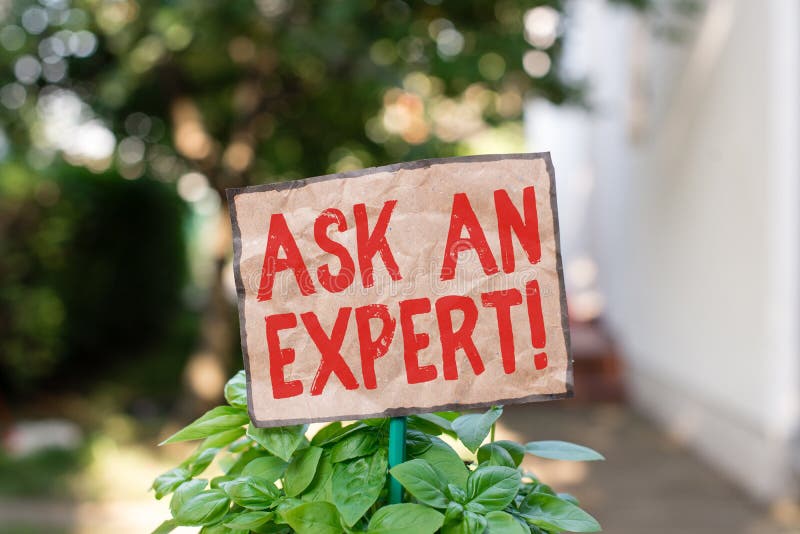 Writing Note Showing Ask an Expert. Business Photo Showcasing ...