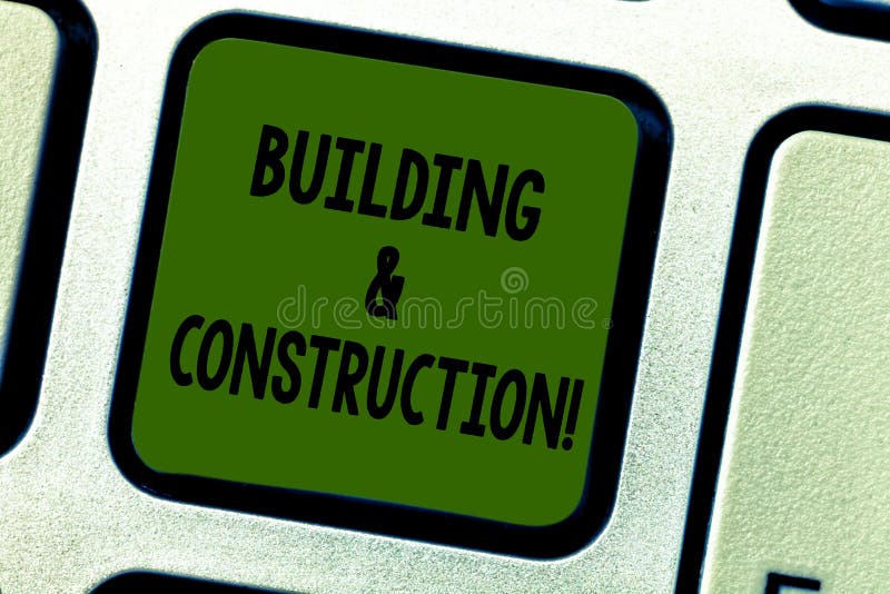 Writing Note Showing Building and Construction. Business Photo ...