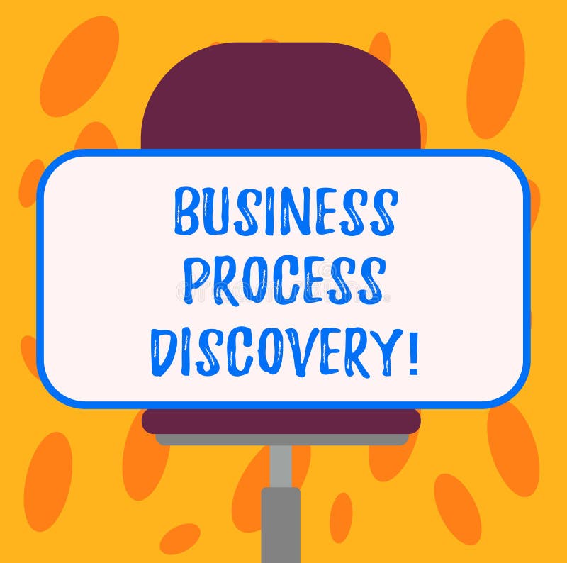 Writing Note Showing Business Process Discovery. Business Photo ...