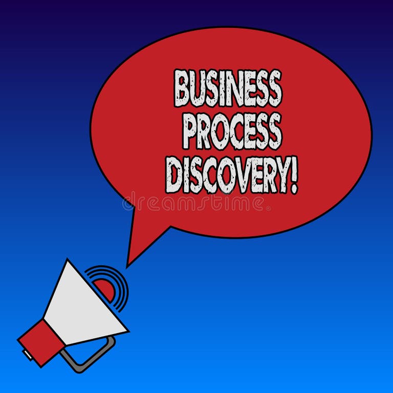 Writing Note Showing Business Process Discovery. Business Photo Showcasing Collection of ...